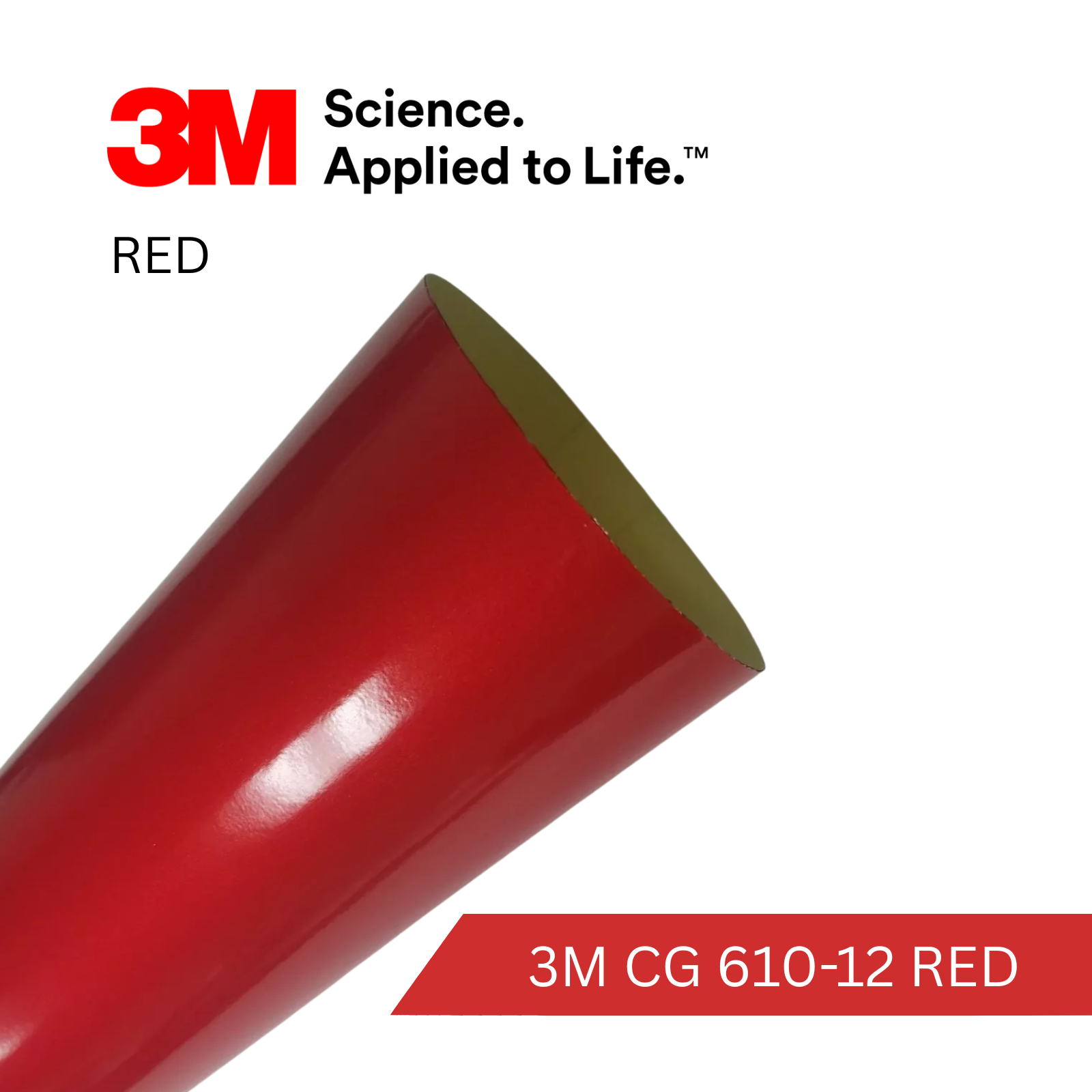 3M CG 610-12 RED – Stickershop