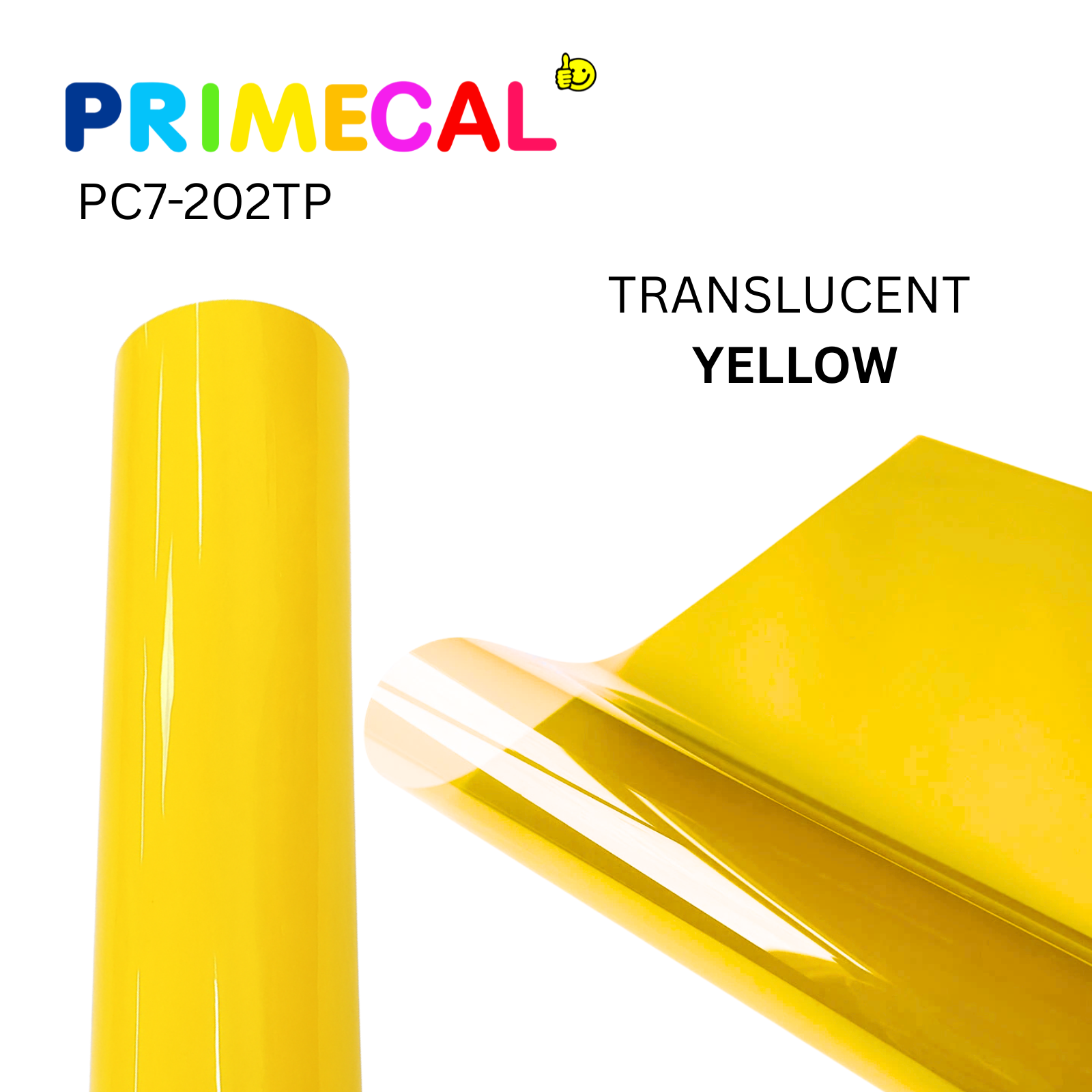 TRANSPARENT YELLOW (PC7-202TP) – Stickershop